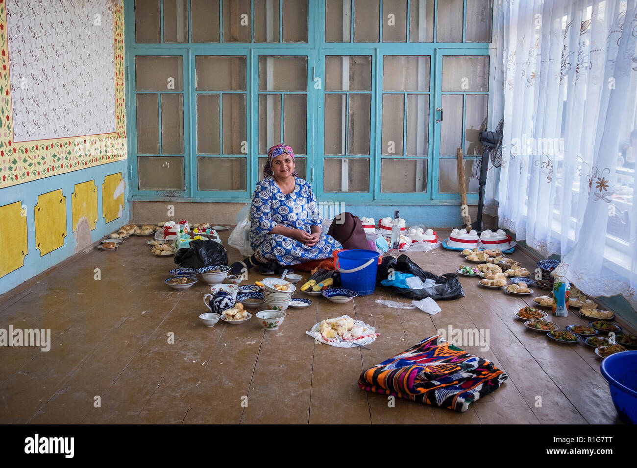Uzbekistan, Samarkand, local party Stock Photo - Alamy