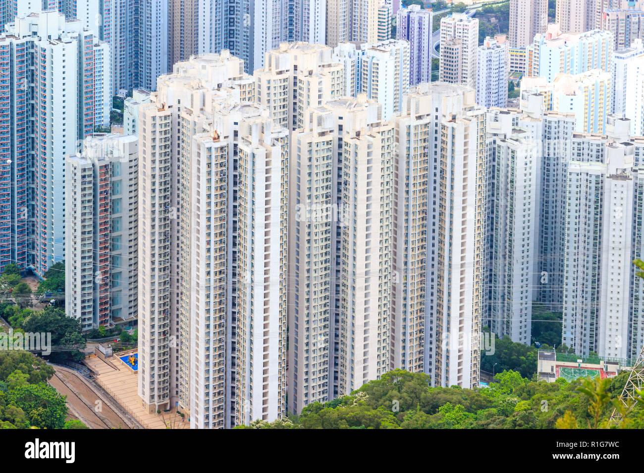 Hong Kong Houses Stock Photo - Alamy