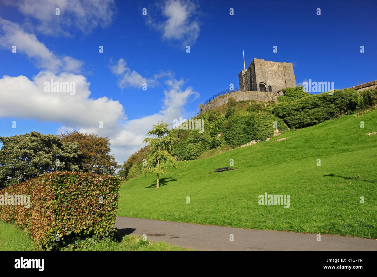 Clitheroe Castle, Clitheroe, Lancashire Stock Photo - Alamy