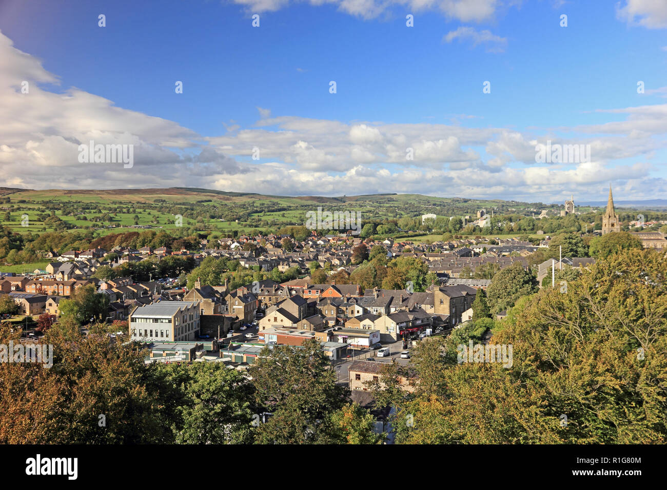 Clitheroe lancashire town hi-res stock photography and images - Alamy