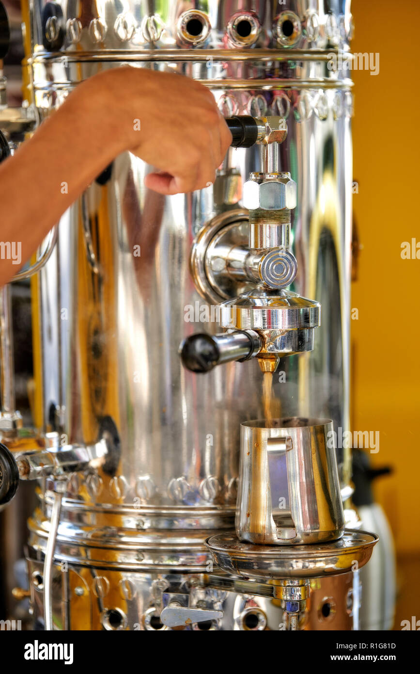 Coffee Machine, Panama City, Republic of Panama, Central America ...