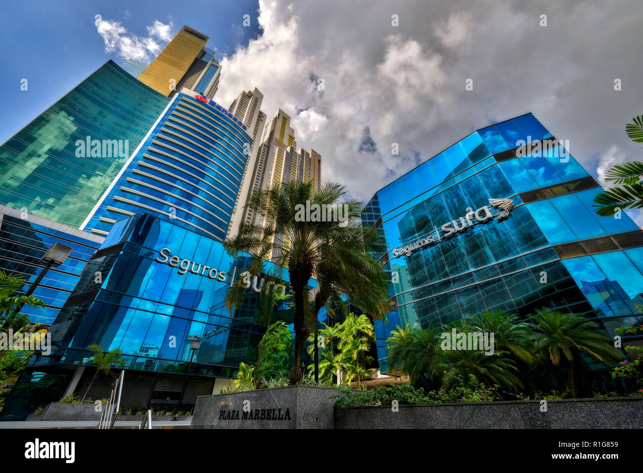 Plaza Marbella, Panama City, Republic of Panama, Central America ...