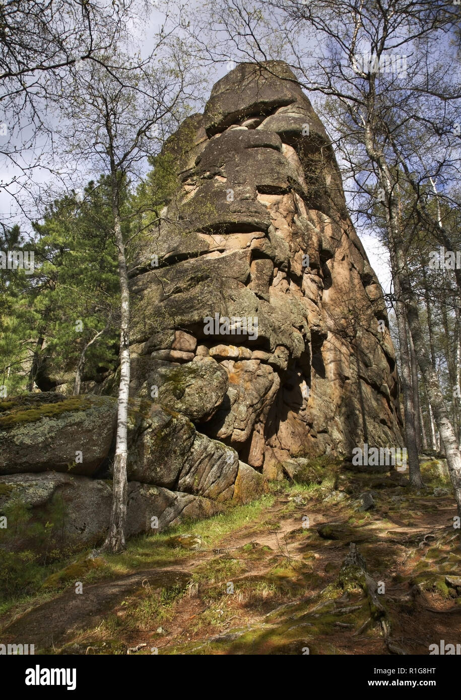 Stolby Nature Sanctuary near Krasnoyarsk. Russia Stock Photo - Alamy