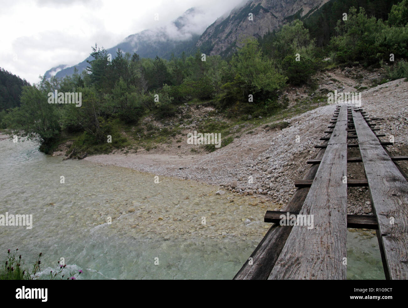 Railway bridge in the alps hi-res stock photography and images - Alamy