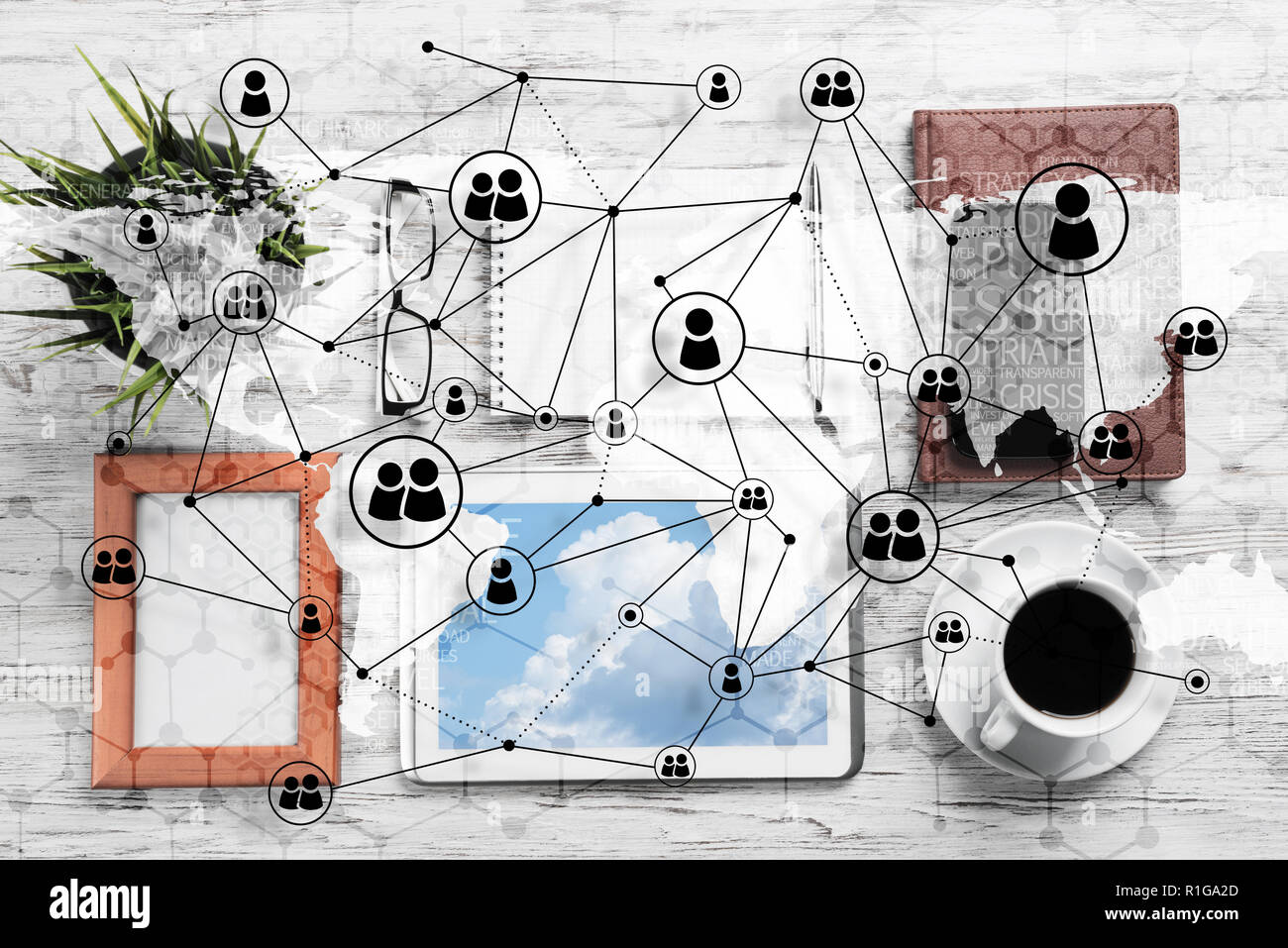 Social connection and networking concepts Stock Photo - Alamy