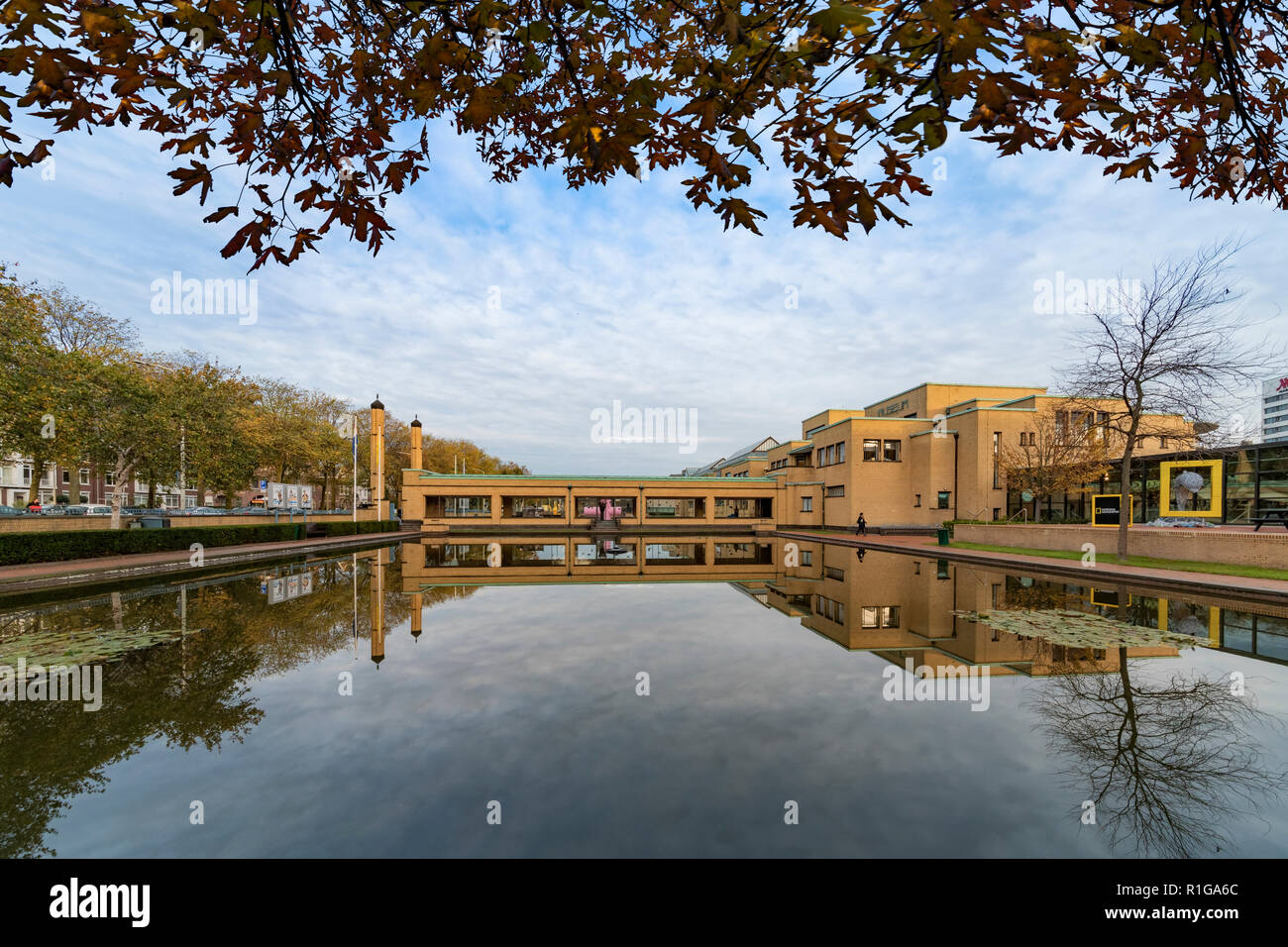 THE HAGUE, 6 November 2018 - Reflection of the water of the ...