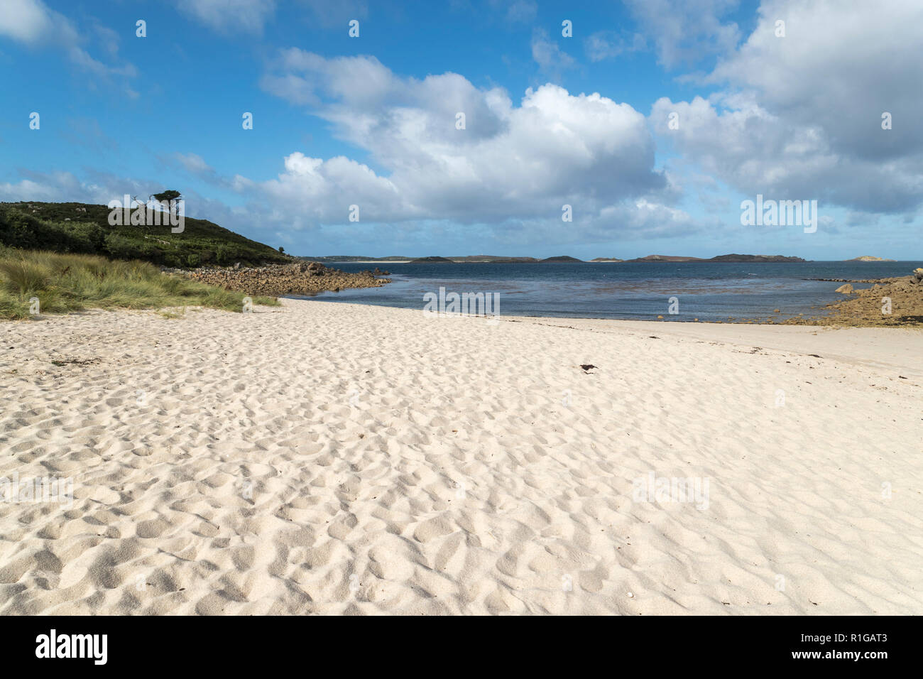 Pelistry Beach; St Mary's; Isles of Scilly; UK Stock Photo - Alamy