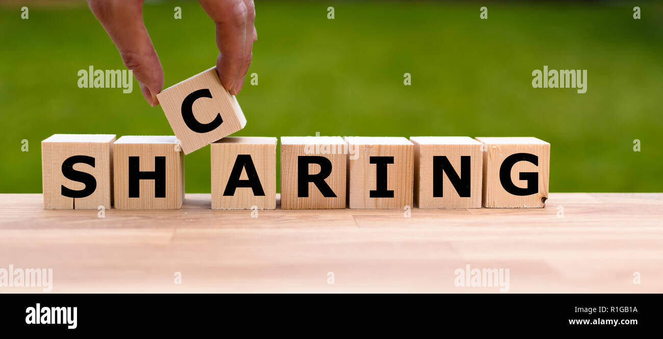 Wooden car word rent hi-res stock photography and images - Alamy