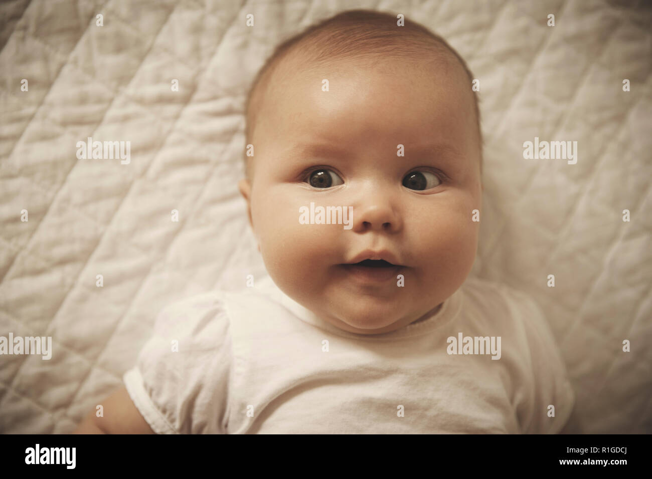 Cute face portrait baby hi-res stock photography and images - Alamy