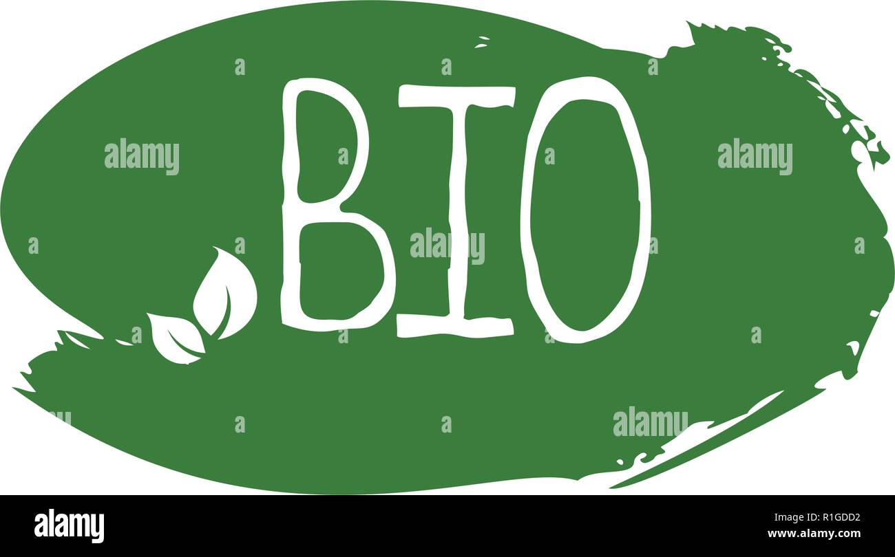 Bio healthy organic food label and high quality product badges. Eco ...