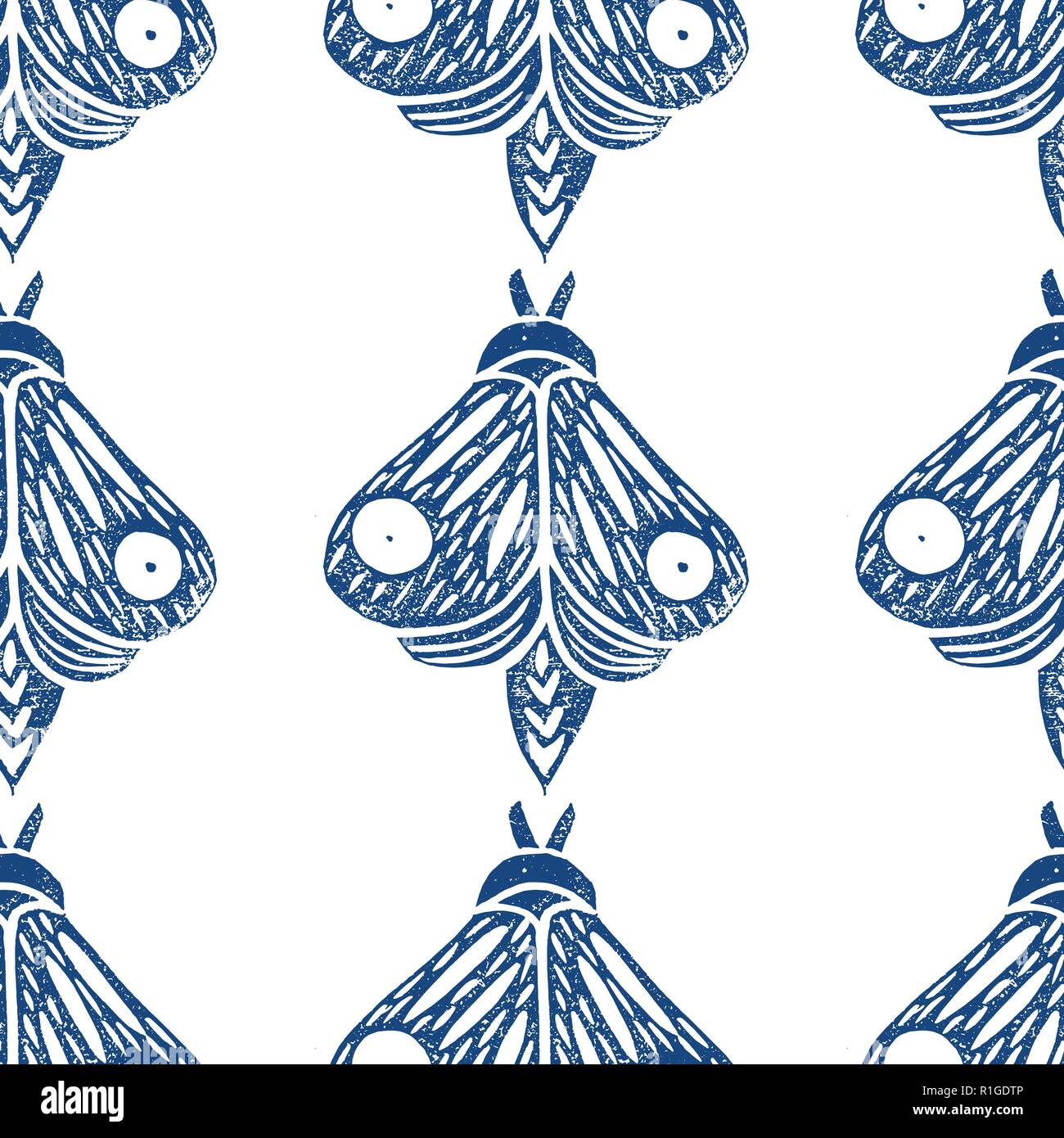 Linocut vector vectors hi-res stock photography and images - Alamy