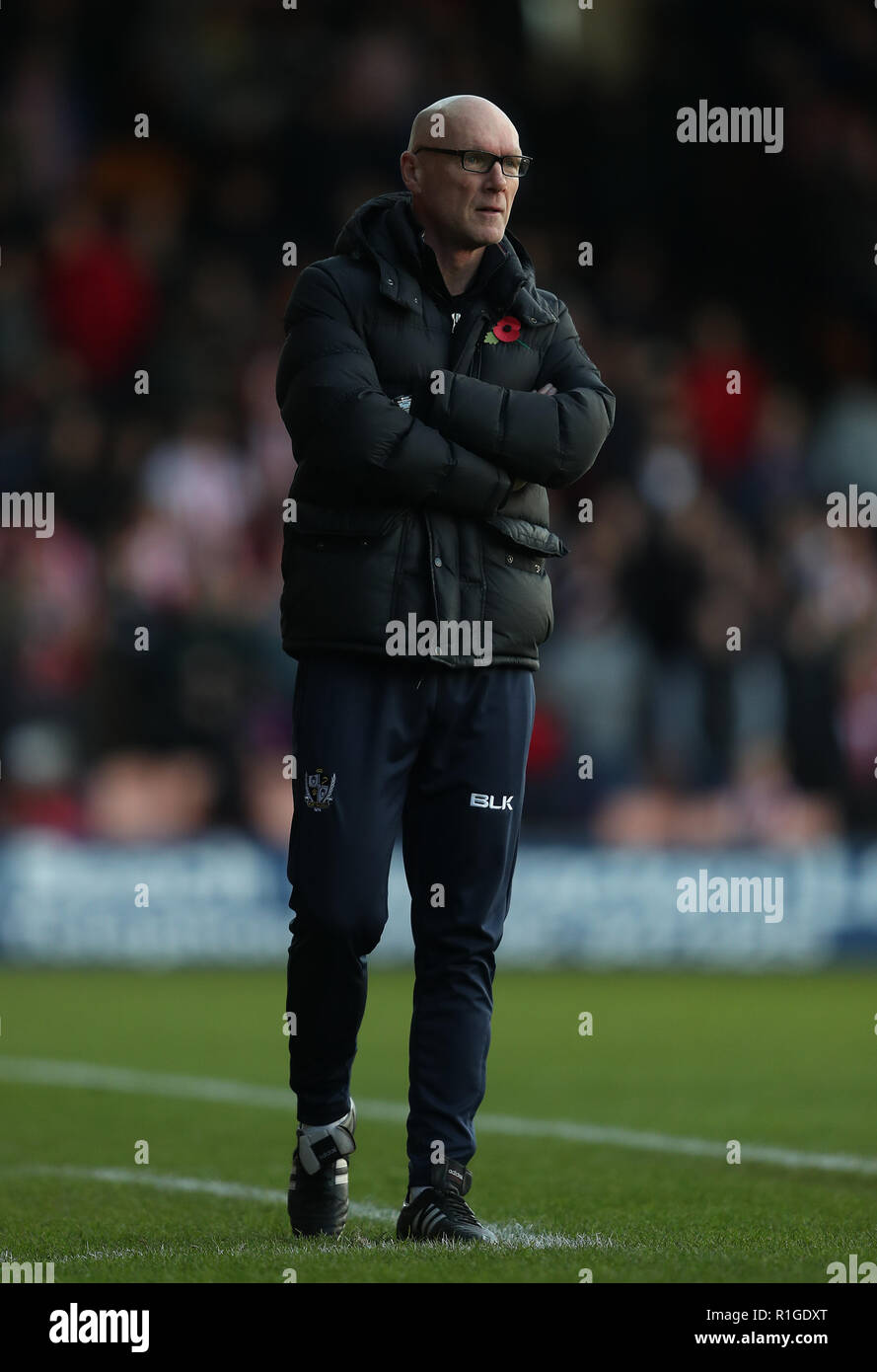 Port Vale manager Neil Aspin Stock Photo - Alamy