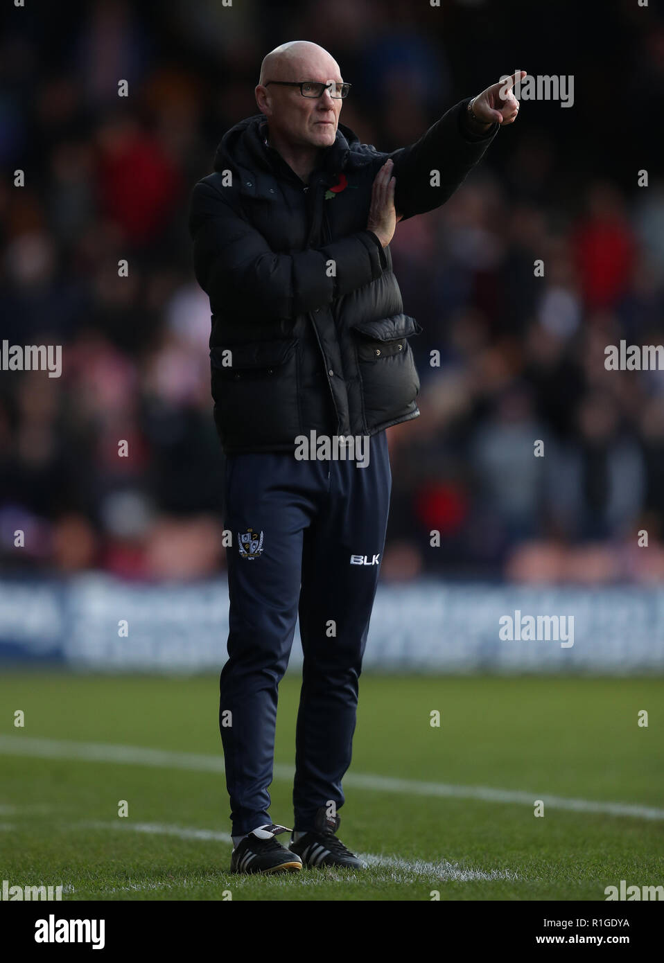 Port Vale manager Neil Aspin Stock Photo - Alamy