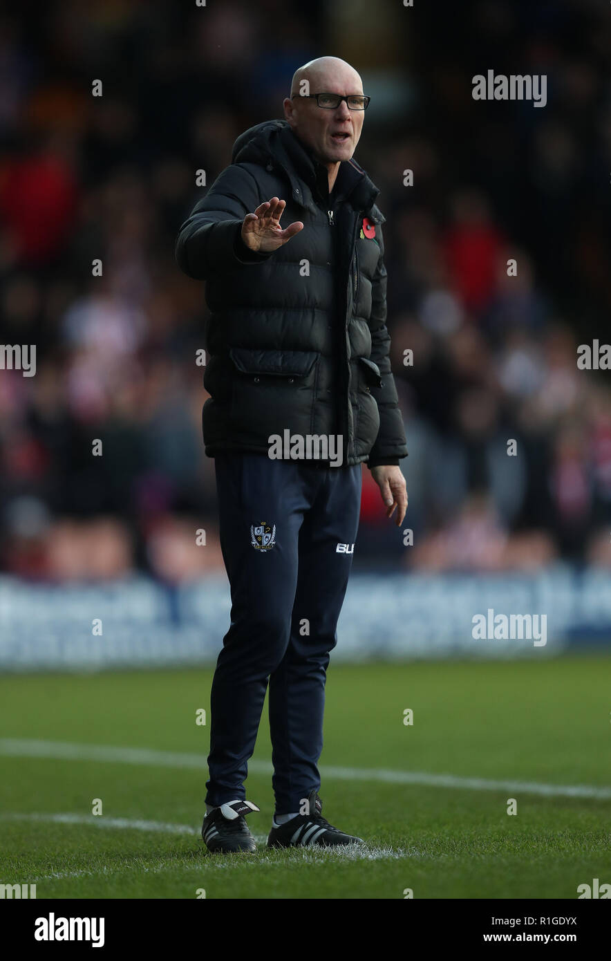 Port Vale manager Neil Aspin Stock Photo - Alamy