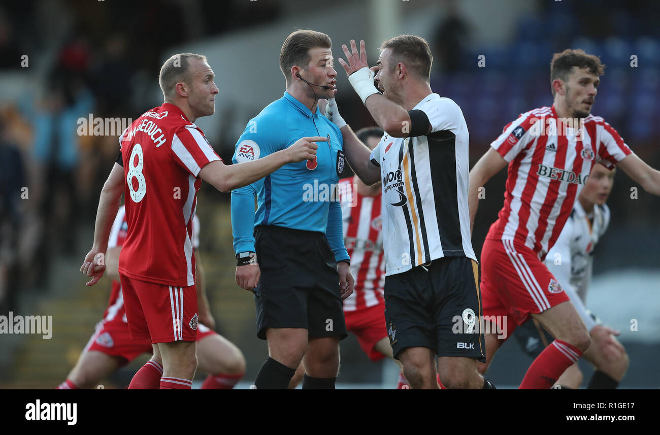 Referee Anthony Backhouse Stock Photo - Alamy