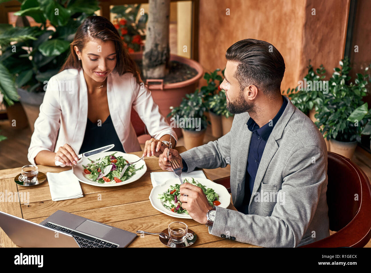 Business Luncheon Table