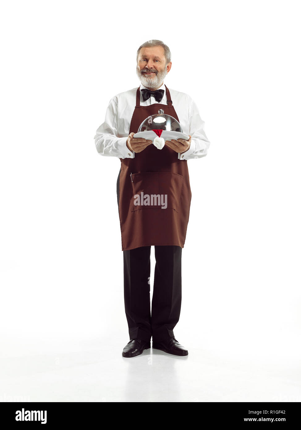 Happy waiter retro hi-res stock photography and images - Alamy
