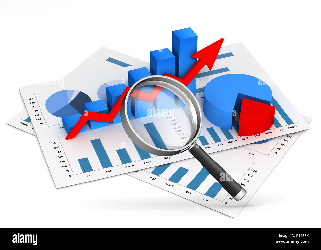 Bar charts and graphs Cut Out Stock Images & Pictures - Alamy