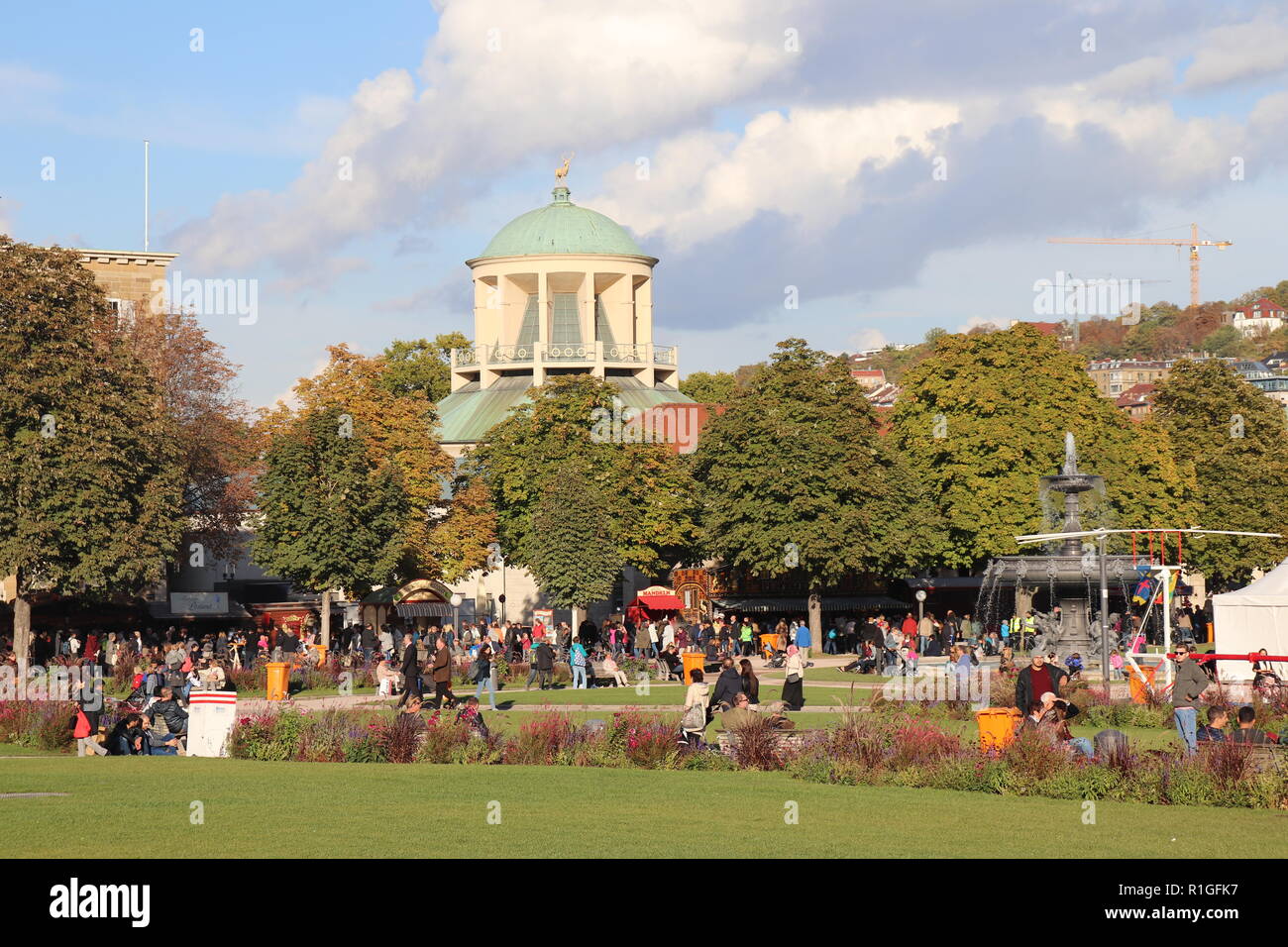 Historic Fair in Stuttgart Germany in October Stock Photo - Alamy