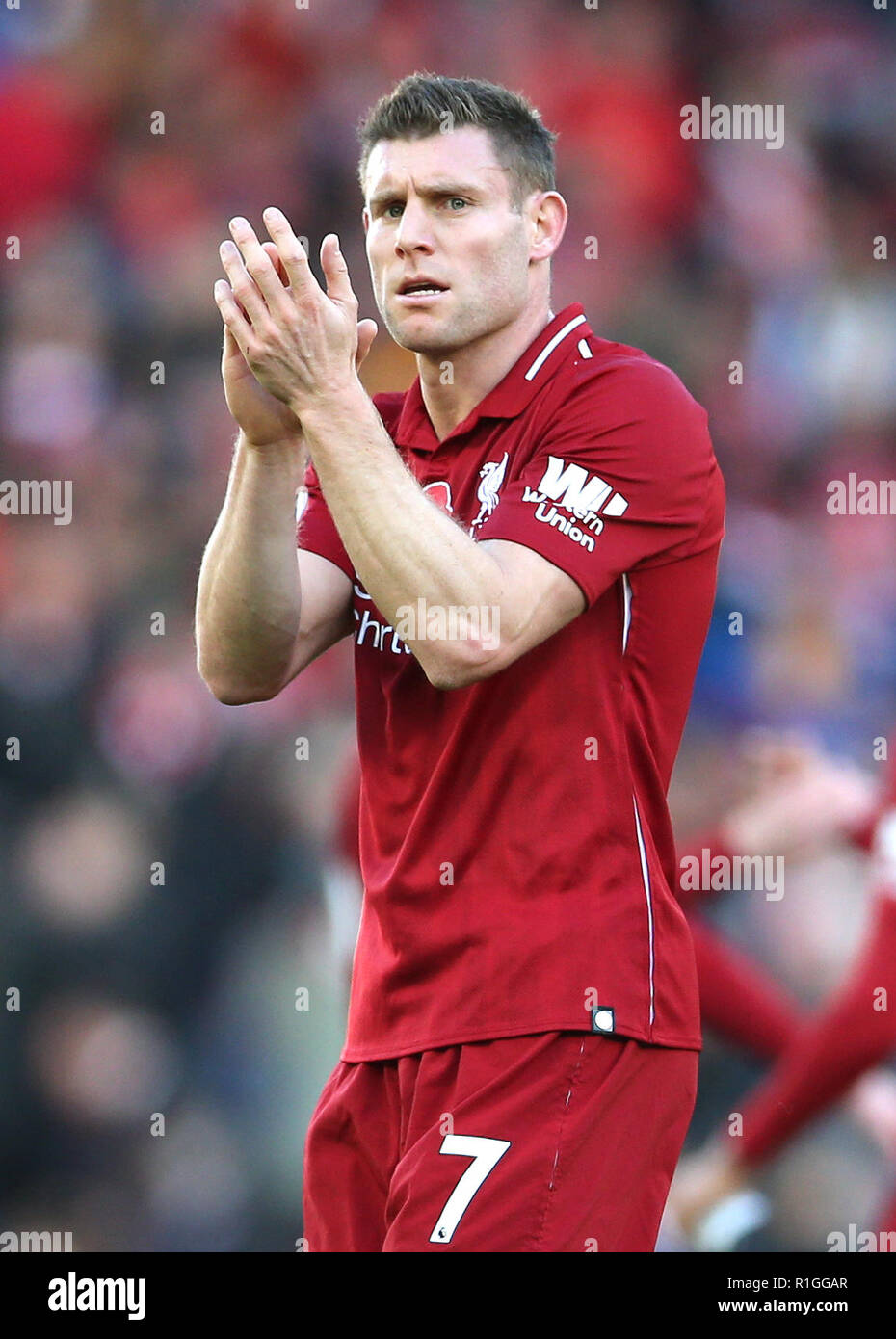 Liverpool's James Milner Stock Photo - Alamy
