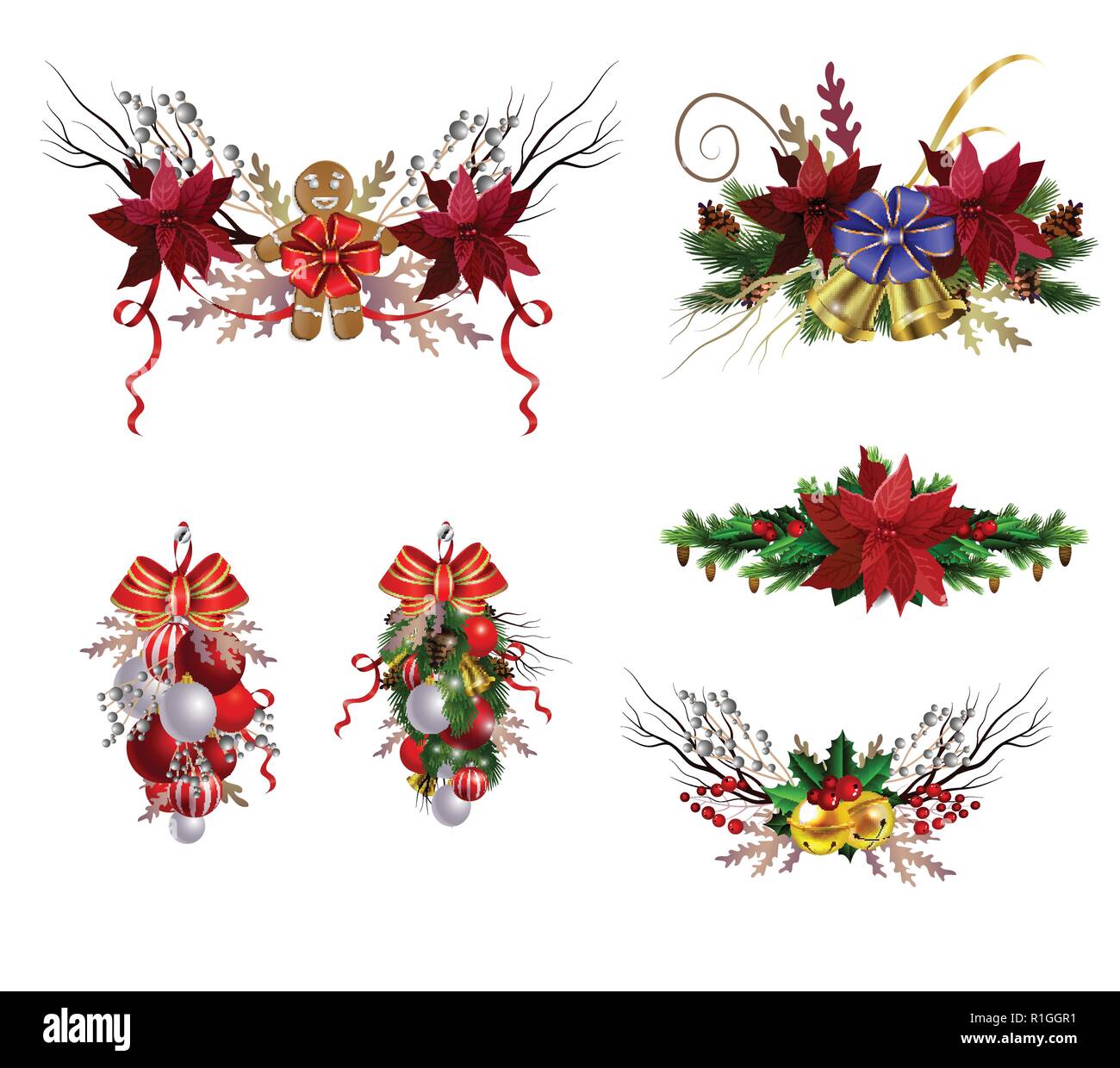 Christmas elements for your designs Stock Vector Image & Art - Alamy