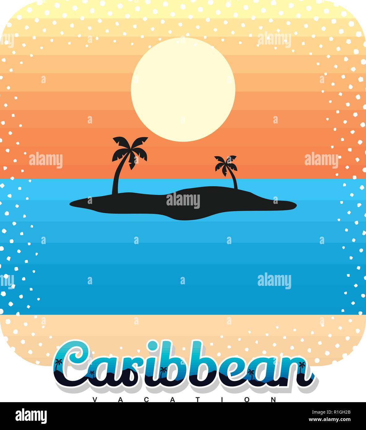 summer holidays beach sign symbol vector art Stock Vector Image & Art ...