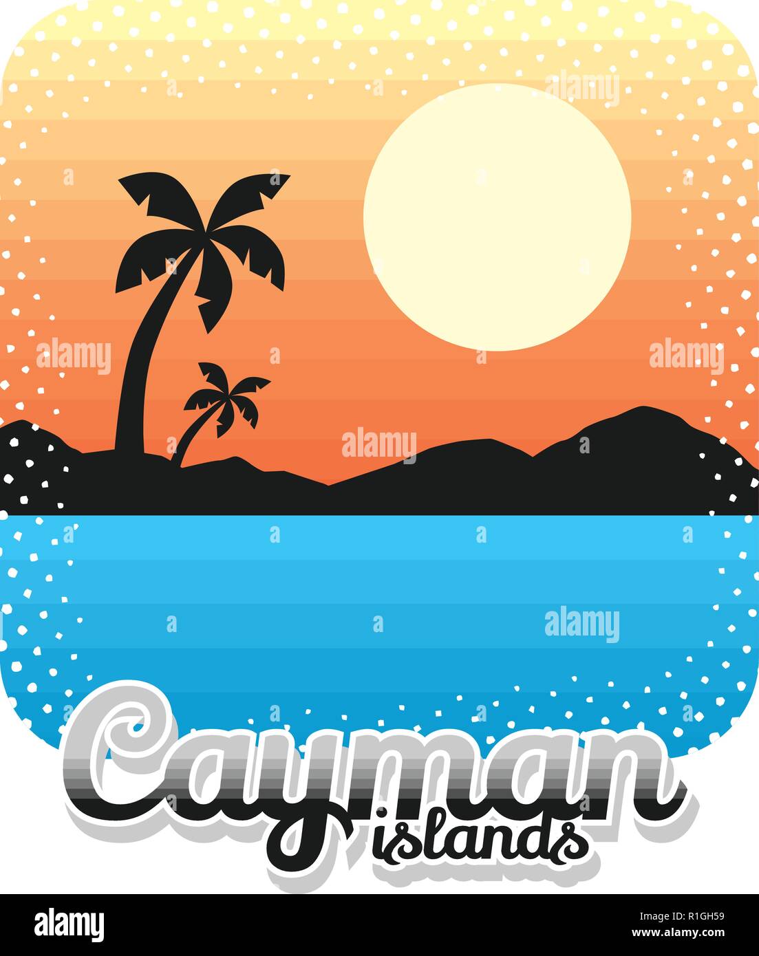 summer holidays beach sign symbol vector art Stock Vector Image & Art ...