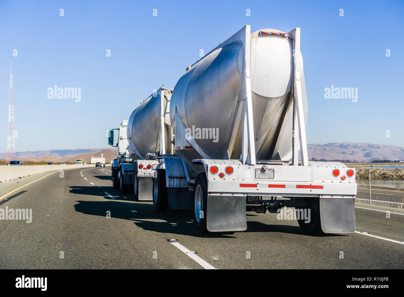 Container trailer hi-res stock photography and images - Alamy