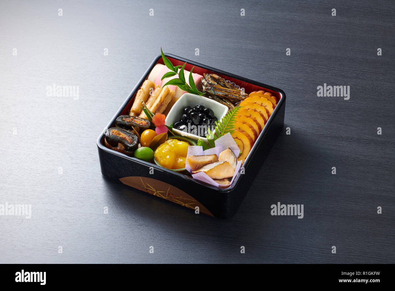 Japanese New Year traditional Osechi dishes Stock Photo - Alamy