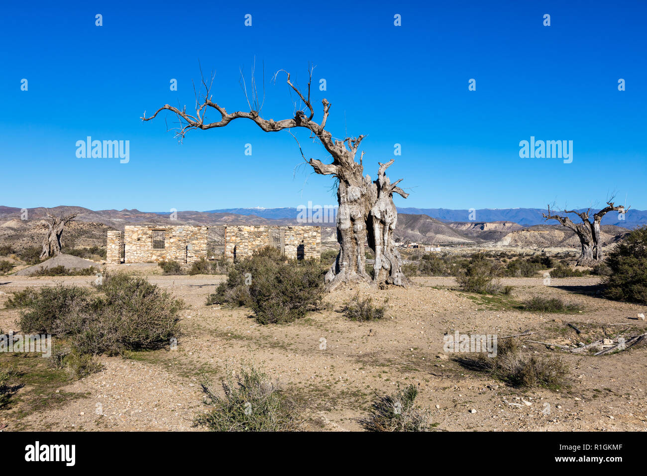 Andalucía tabernas desert spain hi-res stock photography and images - Alamy