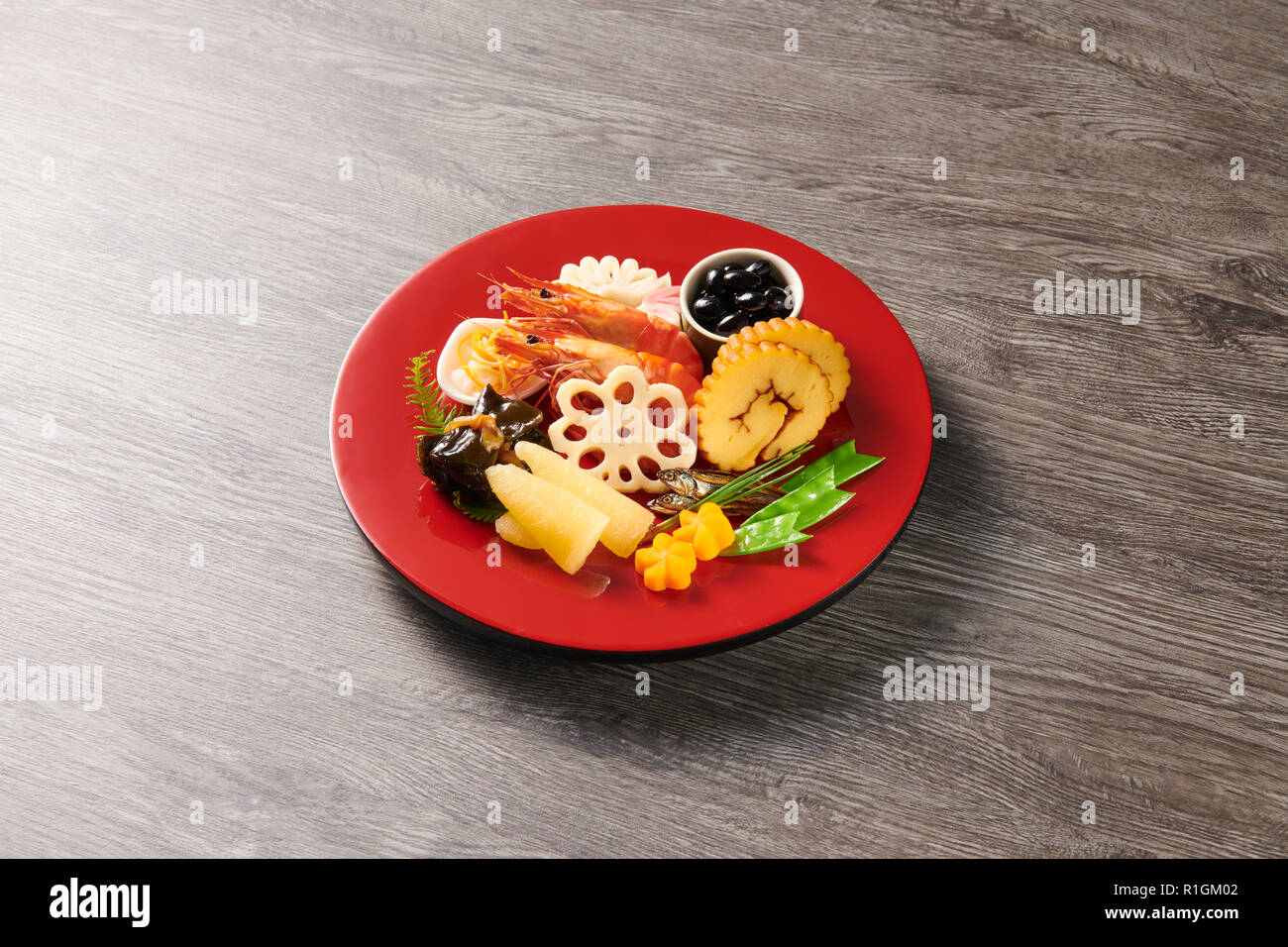 Japanese New Year traditional Osechi dishes Stock Photo - Alamy