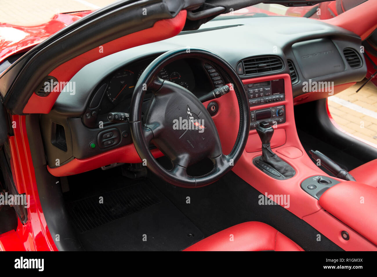 Chevrolet corvette interior hi-res stock photography and images - Alamy