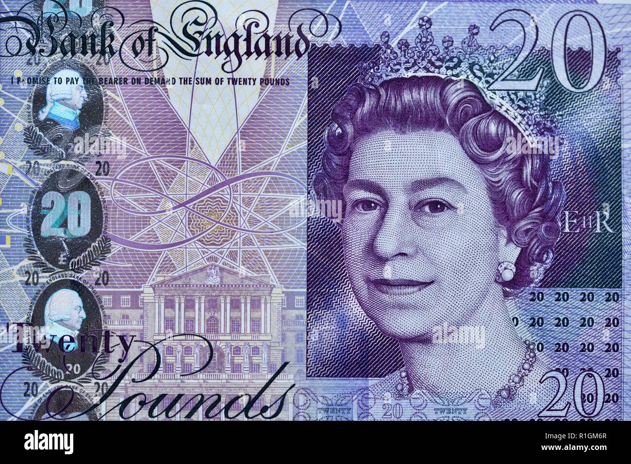 Twenty pound note adam smith hi-res stock photography and images - Alamy