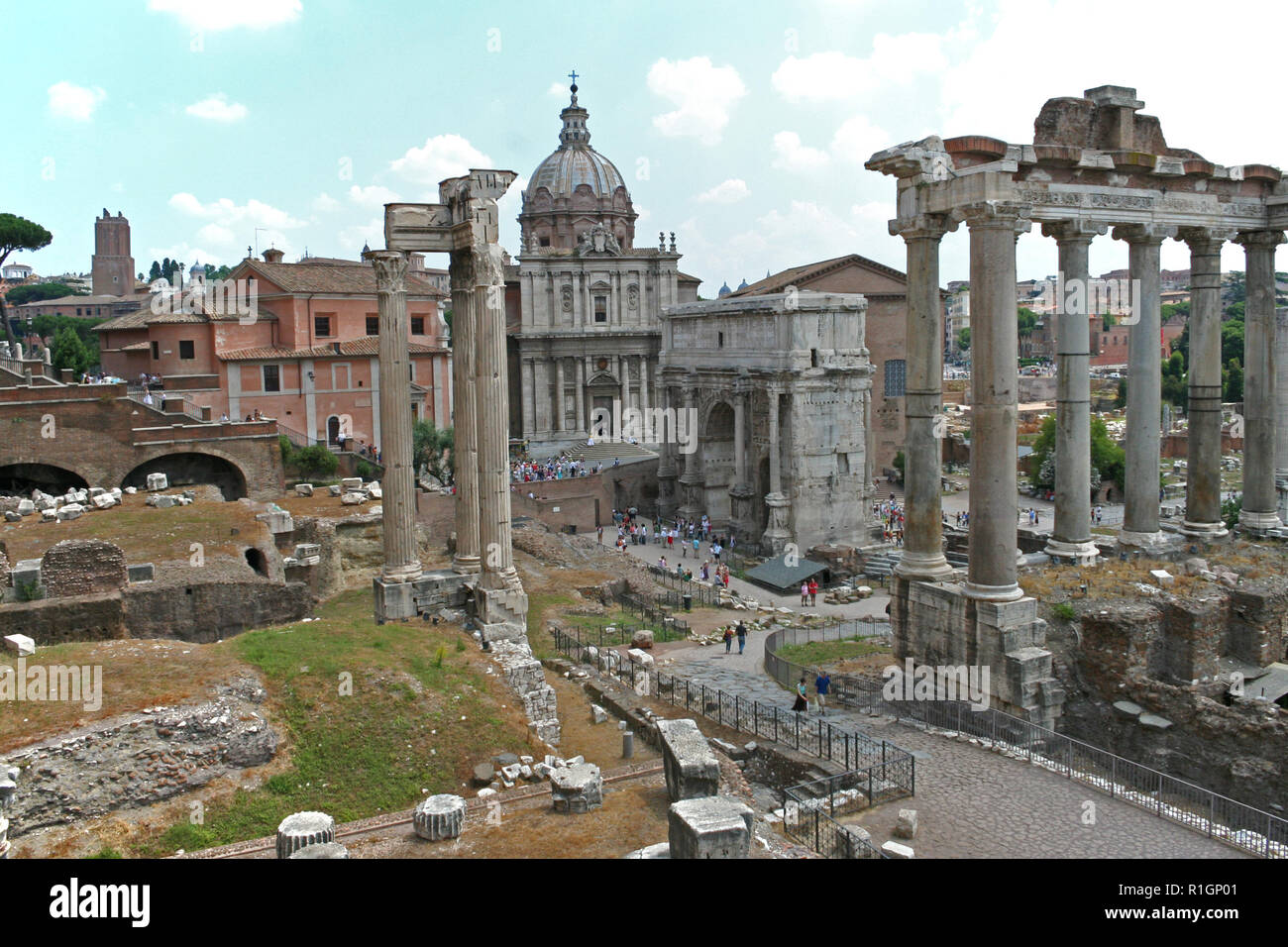 Ancient Roman Ruins Stock Photo - Alamy