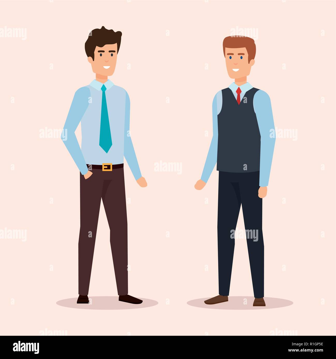 group of men avatars characters Stock Vector Image & Art - Alamy