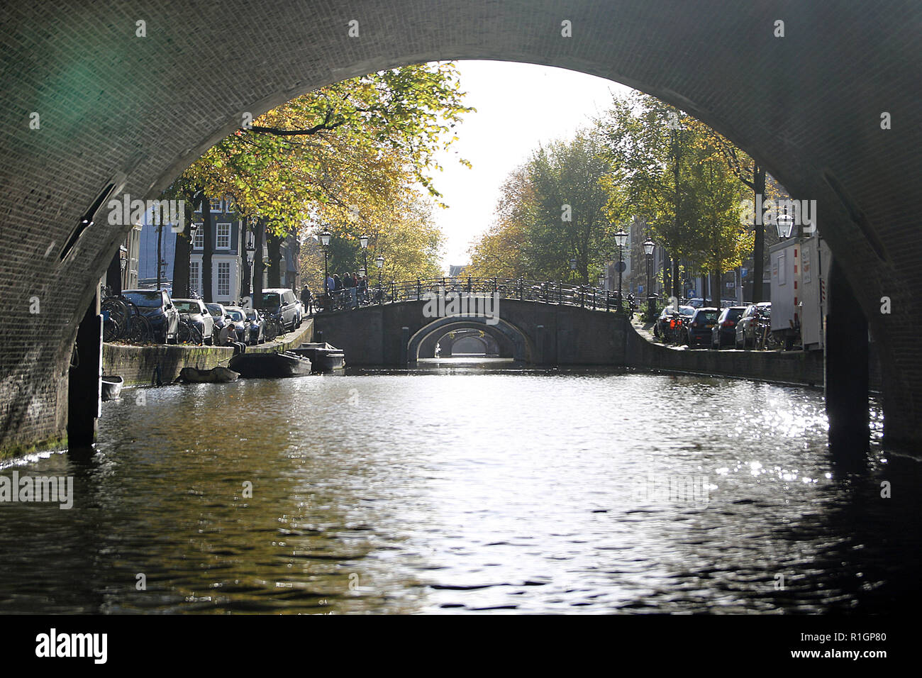 Amsterdam canal seven bridges reguliersgracht hi-res stock photography ...