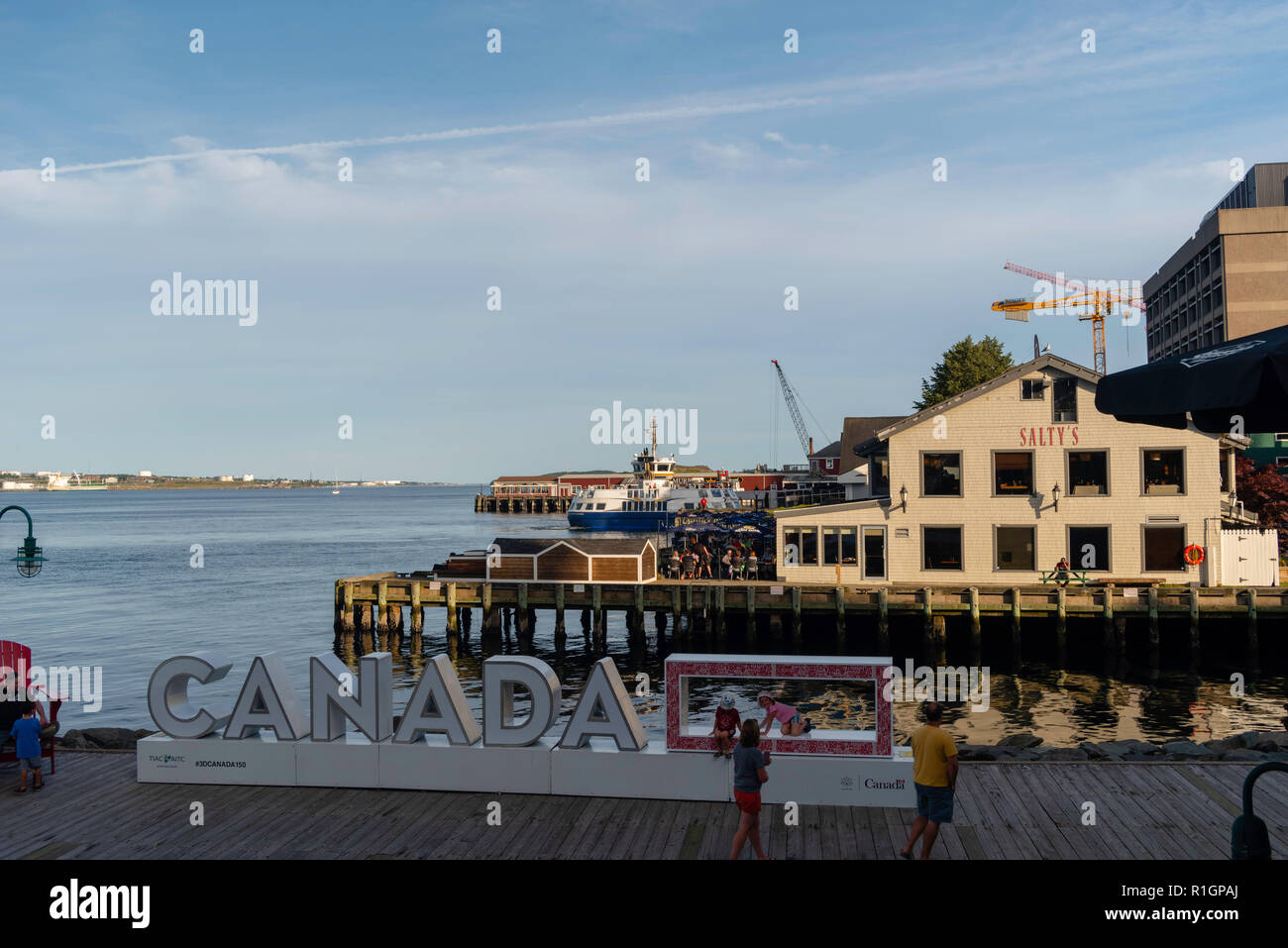 Halifax water construction hi-res stock photography and images - Alamy