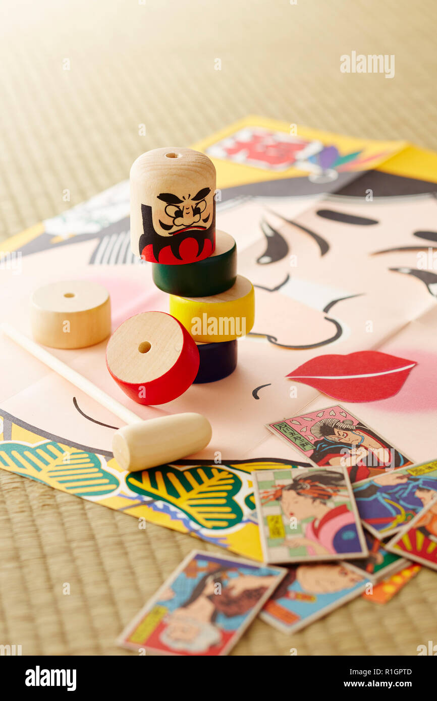 Traditional Japanese toys Stock Photo - Alamy