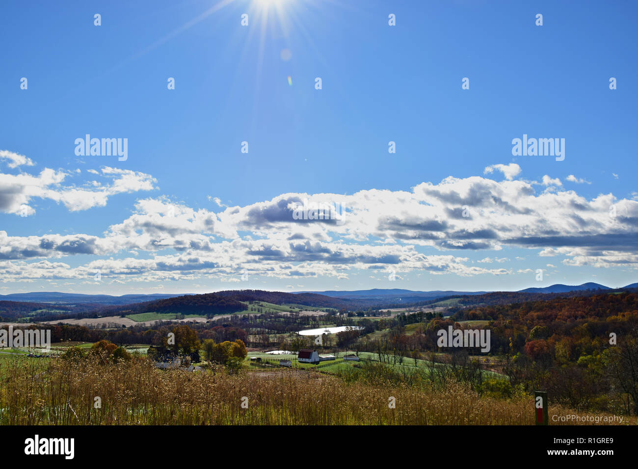 Mountainous Landscape of State park in VA Stock Photo - Alamy
