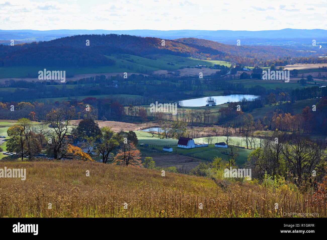 Mountainous Landscape of State park in VA Stock Photo - Alamy