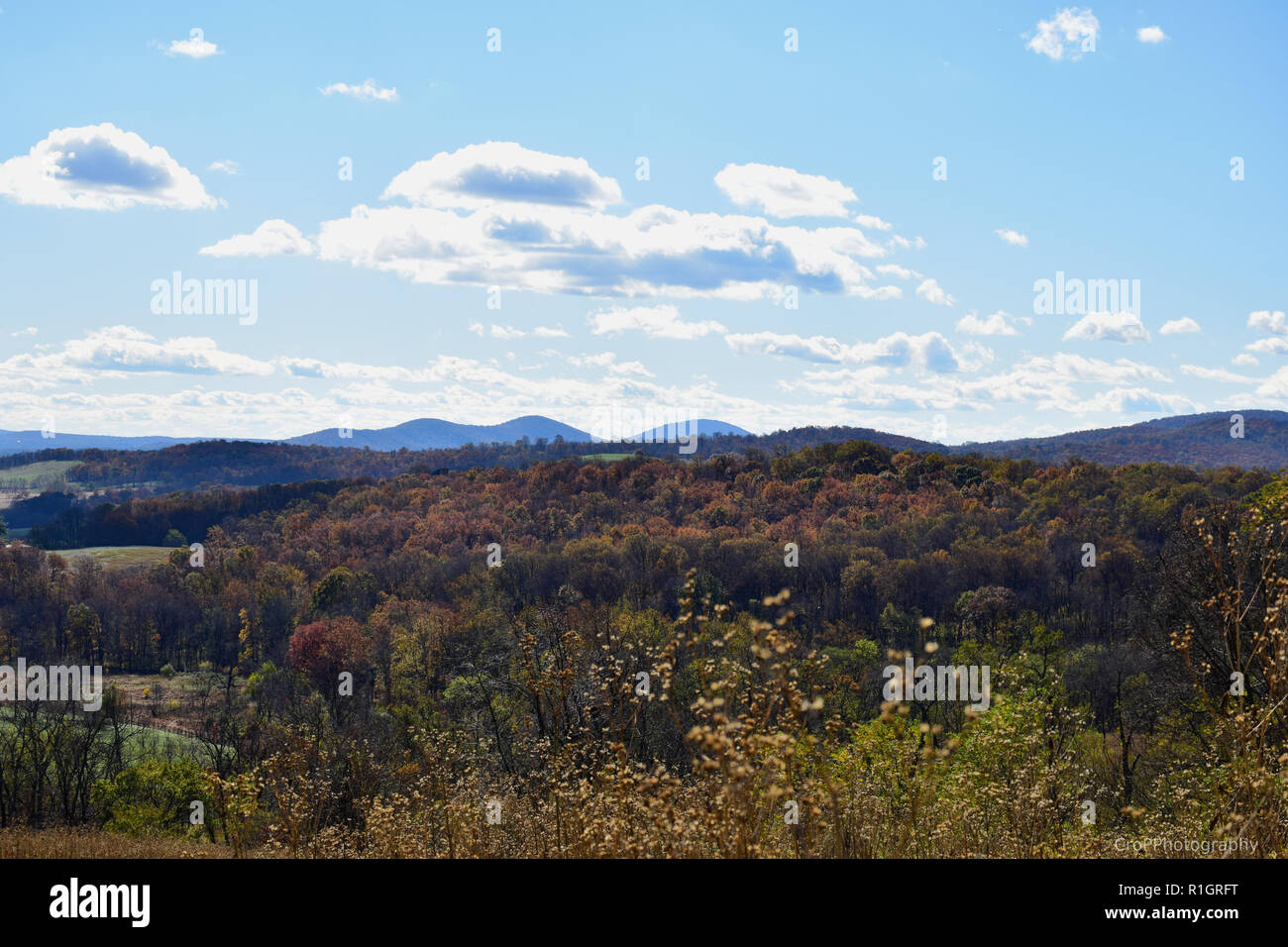 Mountainous Landscape of State park in VA Stock Photo - Alamy