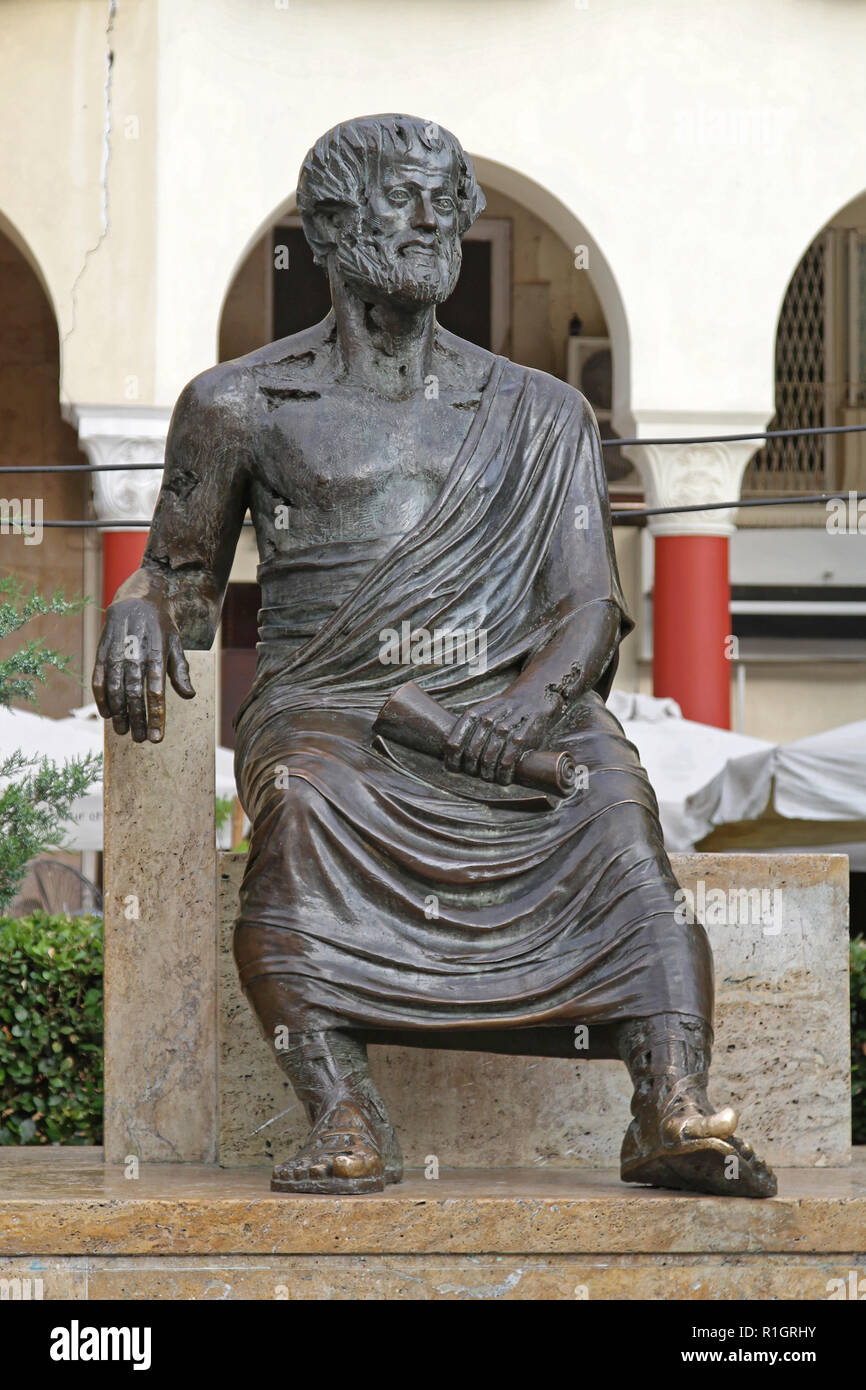 Aristotle statue hi-res stock photography and images - Alamy
