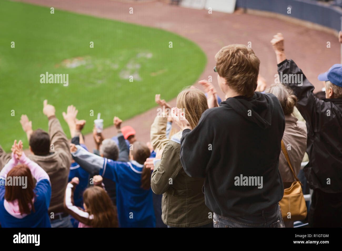 Amused spectators hi-res stock photography and images - Alamy