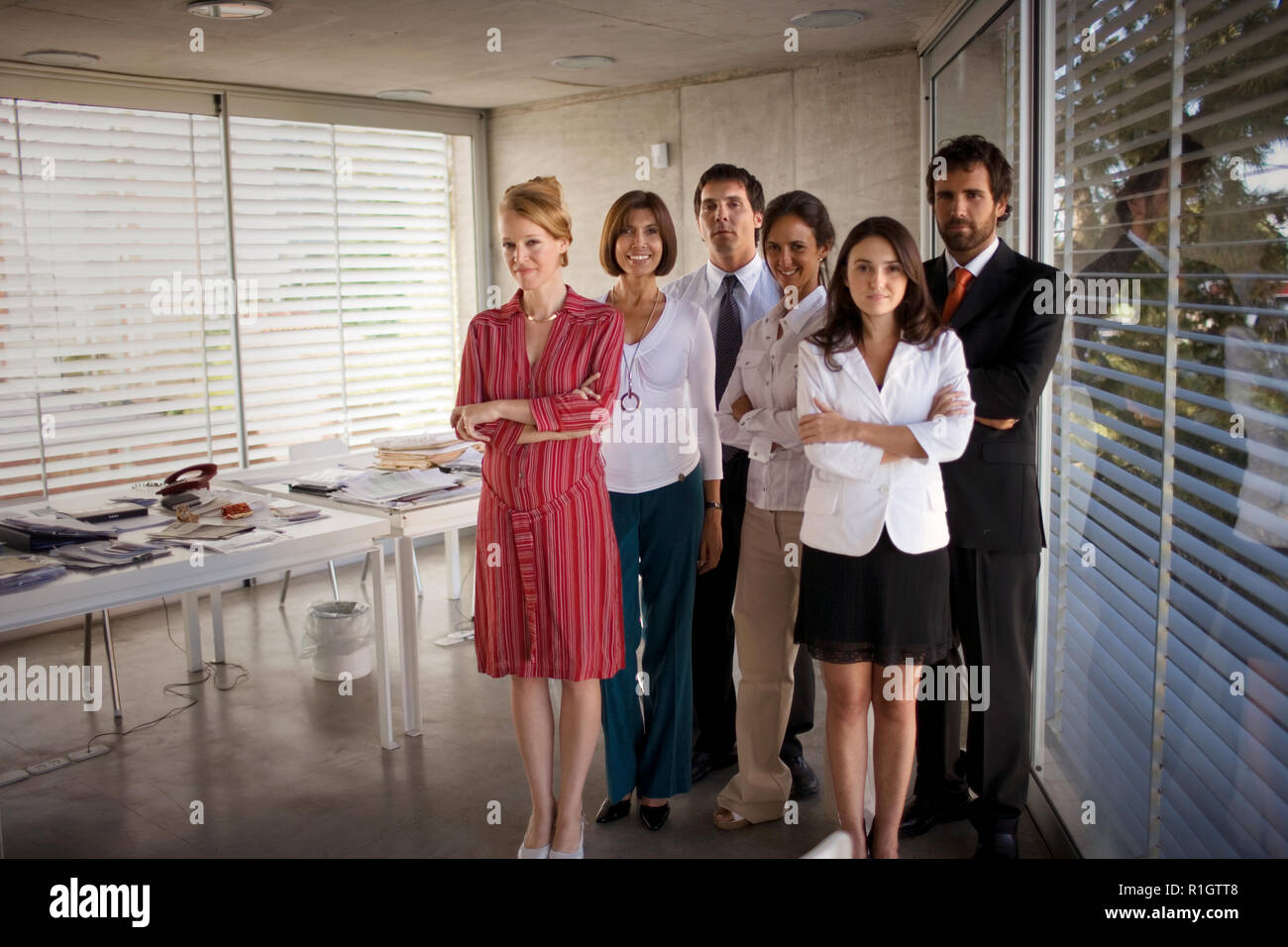 Portrait of a confident business team Stock Photo - Alamy