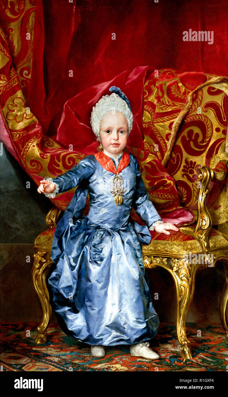 Archduke Franz Joseph Karl - Anton Raphael Mengs - (1770 Stock Photo ...