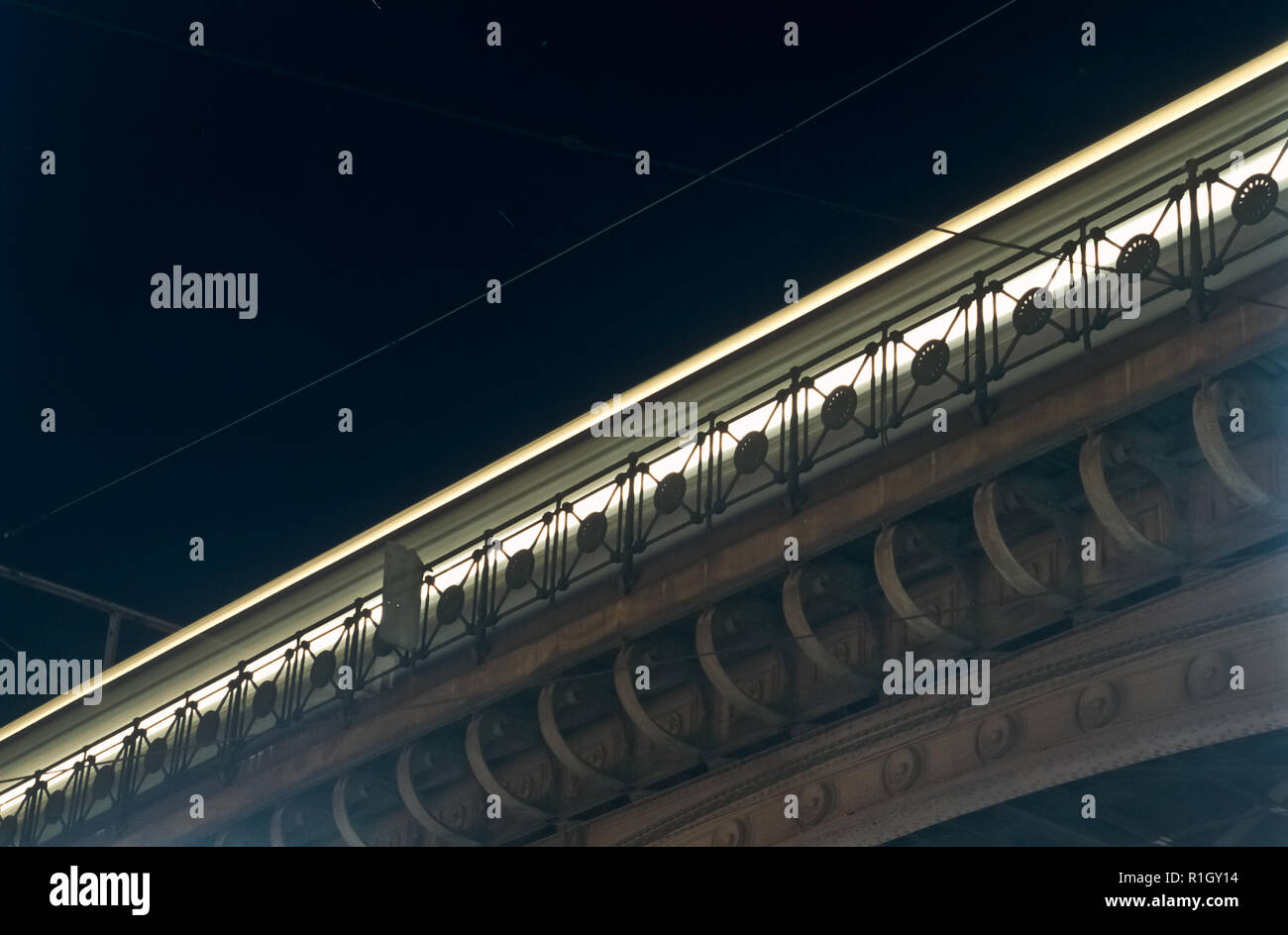Wien, U-Bahn-Linie U6, Gürtellinie, früher Stadtbahn, Brücke, Detail ...