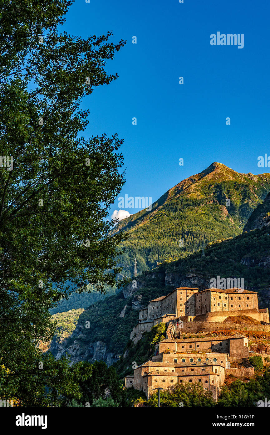 Italy Valle D'Aosta Bard the Fort Stock Photo - Alamy