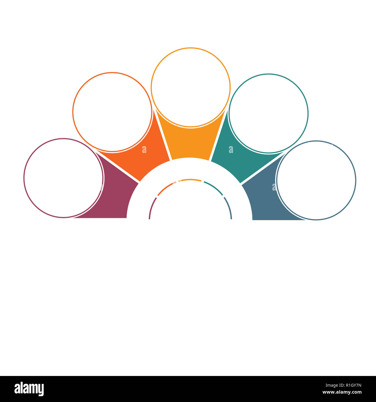 5 circles hi-res stock photography and images - Alamy