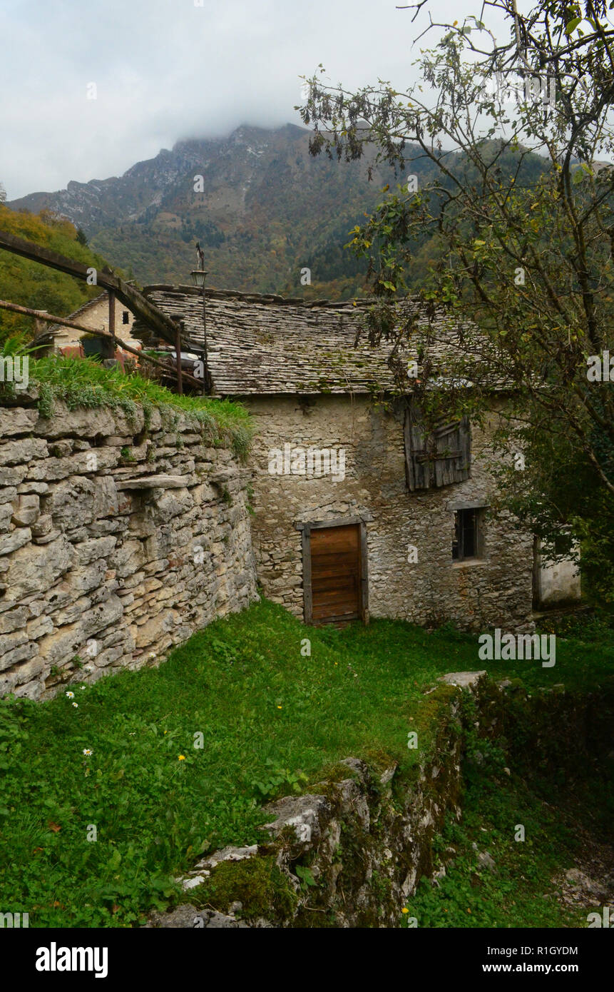 Beautiful stone work on the italian building pretty rock walls Stock ...