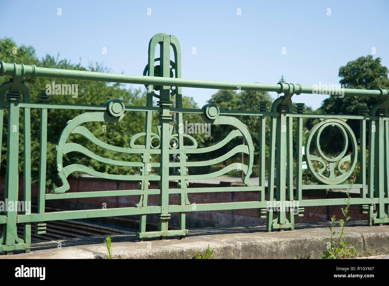 Wien, Stadtbahn, Hofpavillon Hietzing, Architekt Otto Wagner 1899 ...